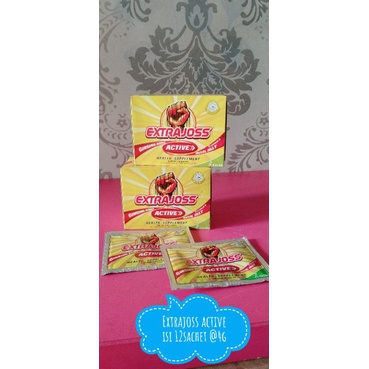 Jual Extrajoss Active isi 12sachet / minuman extrajos kukubima ...