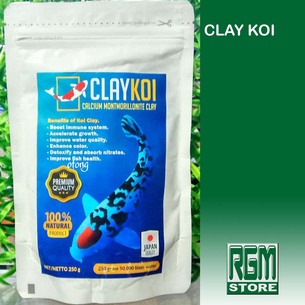Jual Clay Koi claykoi mineral Penjernih Air Kolam ikan koi aquarium 250 ...