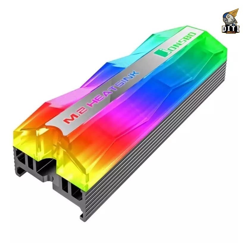 Jual JONSBO NVMe M.2 M2 SSD ARGB Addressable RGB Alumunium Heatsink ...