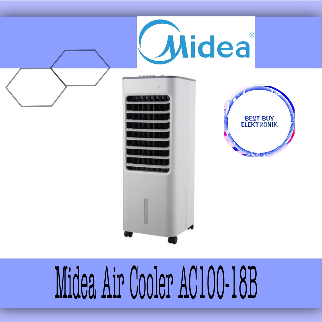 Jual Air Cooler Midea AC100-18B / AC 100 18 B Kipas Angin Pendingin ...