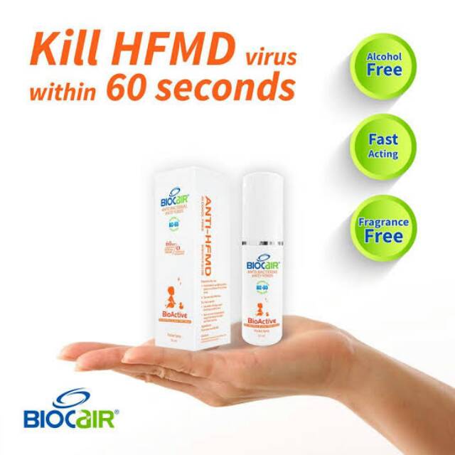 Jual FAST RESPON!! READY STOCK!! BioCair BioActive Anti-HFMD Pocket ...