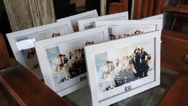 Jual Bingkai Foto ukuran 12R , 10R , A5 (sehun, baekhyun, chanyeol, exo ...