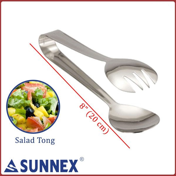 Jual Sunnex Salad Tong Tongs - Penjapit Capit Makanan Sayur v Sendok ...
