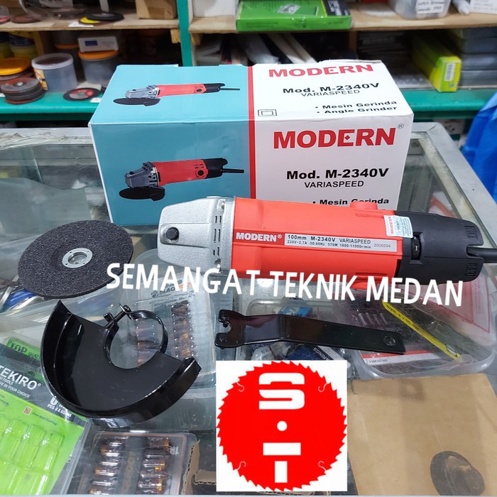 Jual M2340V MESIN GRENDA GERINDA TANGAN 4" VARIABLE SPEED MODERN M 2340 ...