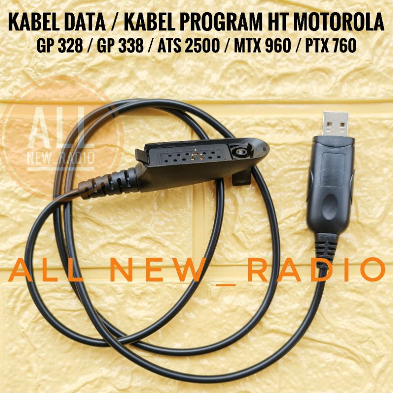 Jual KABEL PROGRAM HT MOTOROLA ATS 2500 GP 338 GP328 KABEL SETTING HT ...