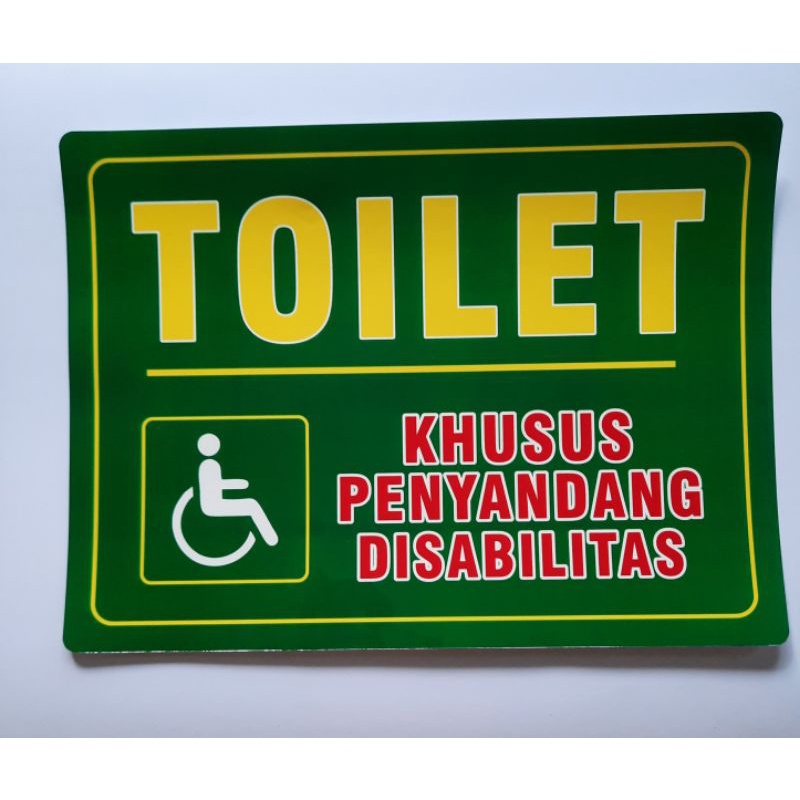 Jual Stiker Toilet Kusus Penyandang Disabilitas | Stiker Kamar Mandi ...