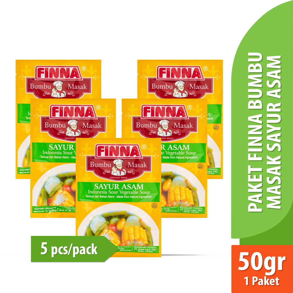 Jual Paket Finna Bumbu Masak Sayur Asam | Shopee Indonesia