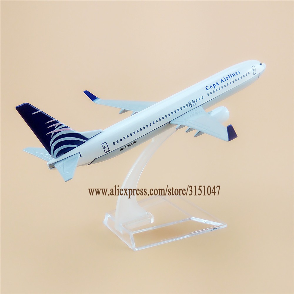 Jual Figurines & Miniatur Alloy Metal Air Copa Airlines B737 Airplane ...