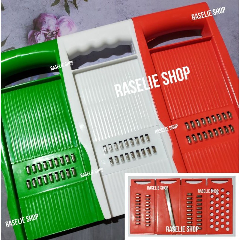 Jual Parutan 4in1 Serutan Besar Stainless Serbaguna Parut Buah Sayur ...