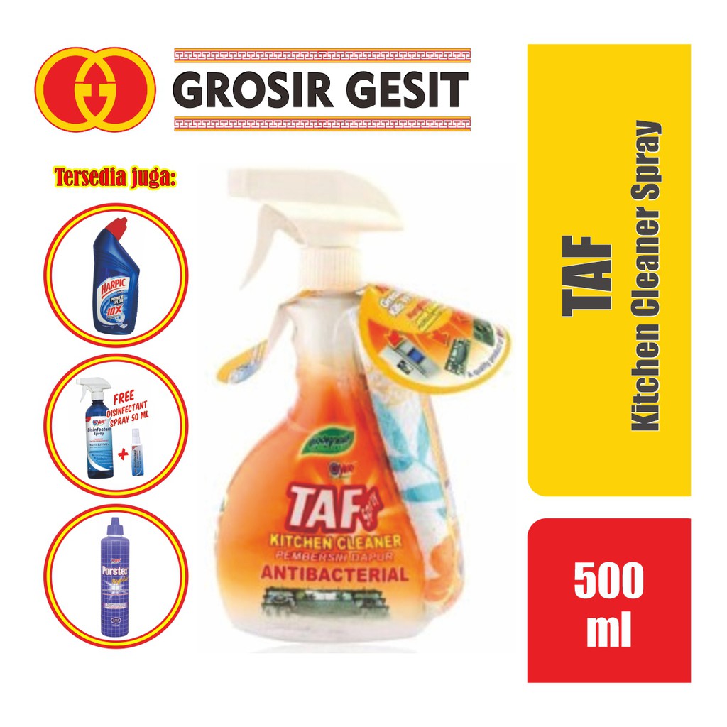 Jual Yuri Taf Kitchen Cleaner spray 500 ml | Shopee Indonesia