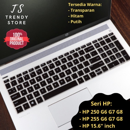 Jual Keyboard Protector Cover HP 250 255 G6 G7 G8 Intel AMD (15,6" inch ...