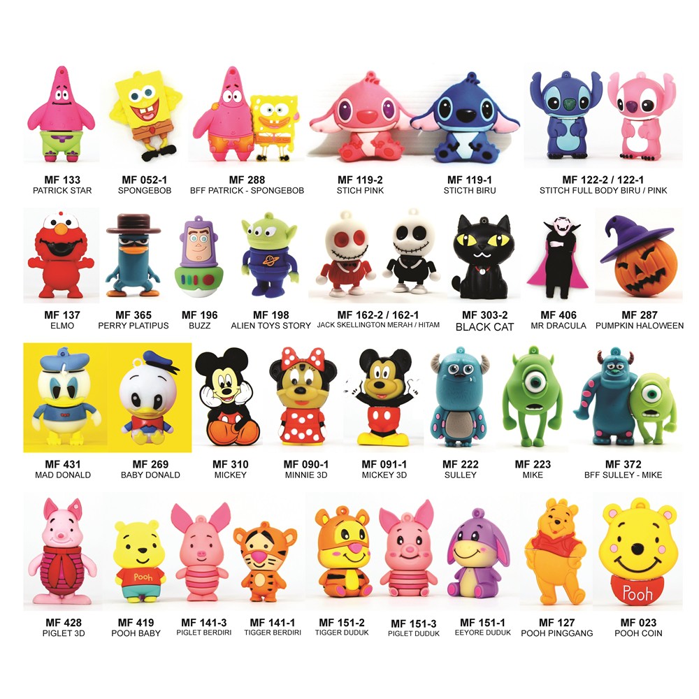 Jual FLASHDISK UNIK KARAKTER RUBBER 8GB 16GB 32GB | Shopee Indonesia