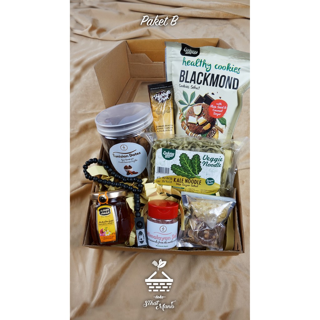 Jual Gift Makanan Sehat Hampers Parcel Paket B | Shopee Indonesia