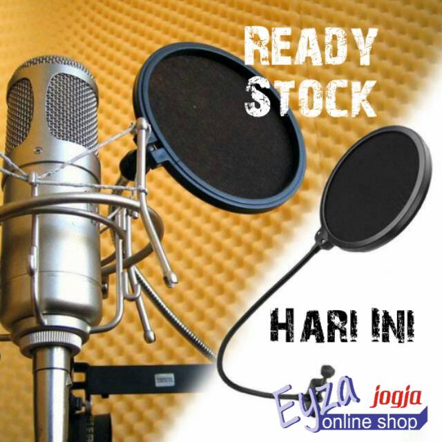 Jual [10% Cashback] POP FILTER / POP SHIELD / Pop Screen Fleksibel Dual ...
