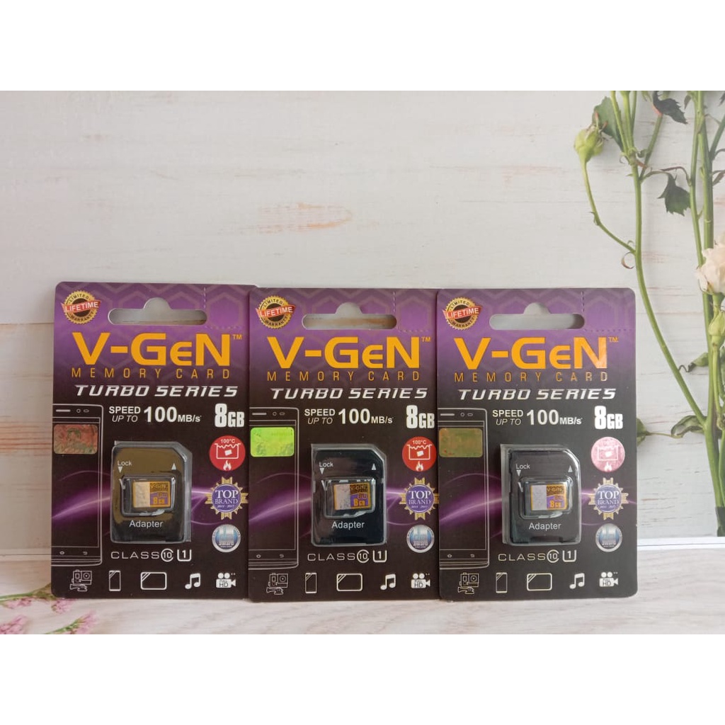 Jual MEMORY CARD VGEN 8GB/16GB/32G CLASS 10 | Shopee Indonesia