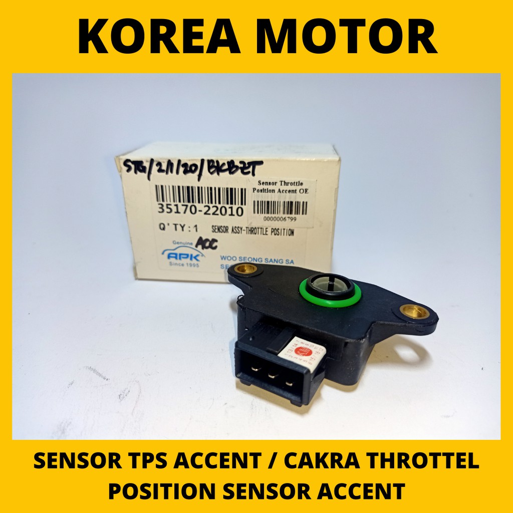 Jual Sensor TPS Accent / Cakra Throttel Position Sensor Accent | Shopee ...
