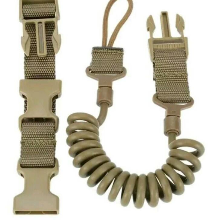 Jual Barang Pilihan.. Tali seling pistol tactical lanyard spring belt ...