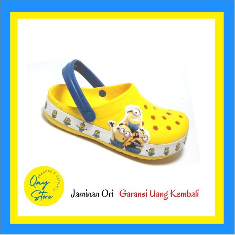 Jual Sendal Crocs Anak Original Minions Multi | Shopee Indonesia