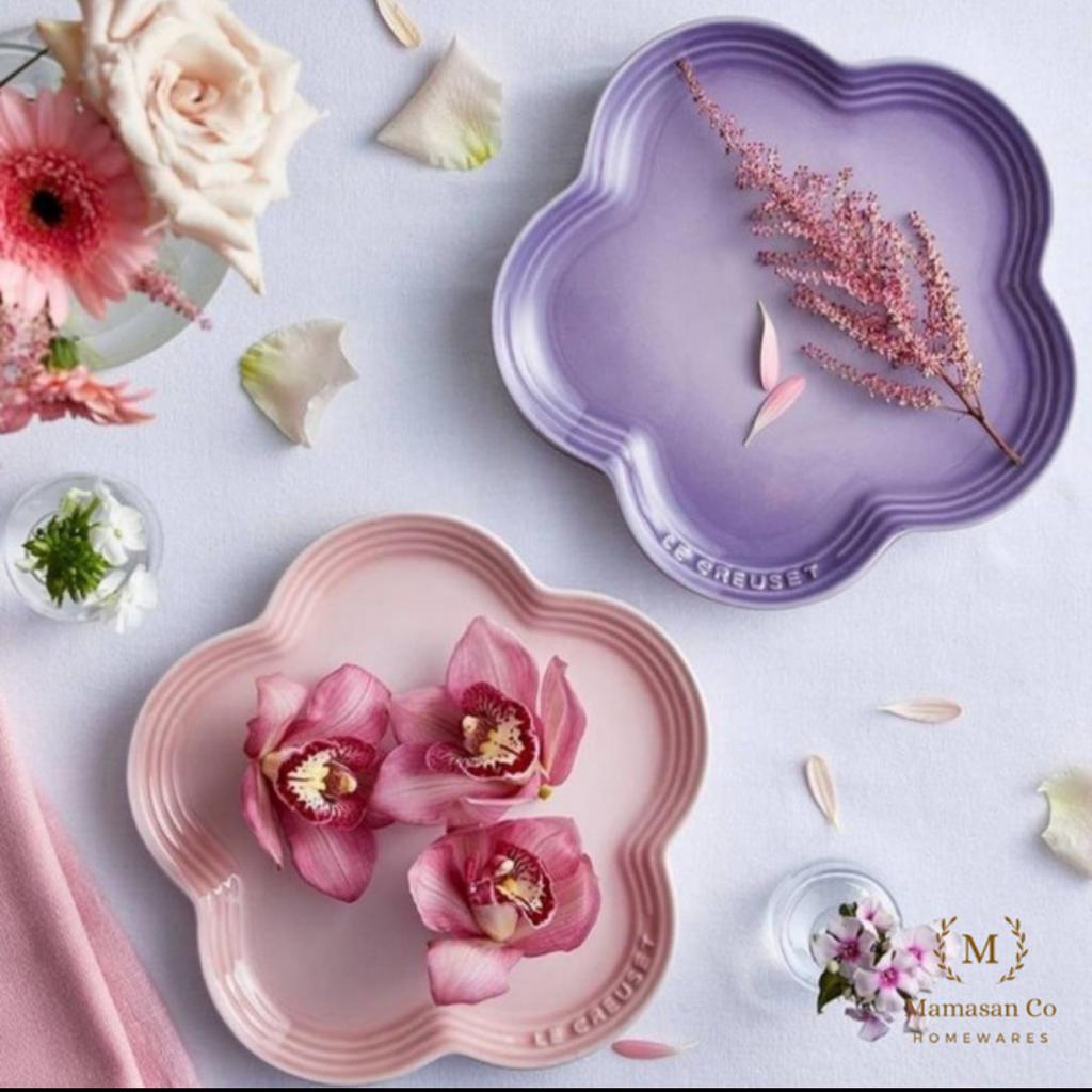 Jual Flower Ceramic Plate | Piring Keramik by Mamasan Co Homewares ...