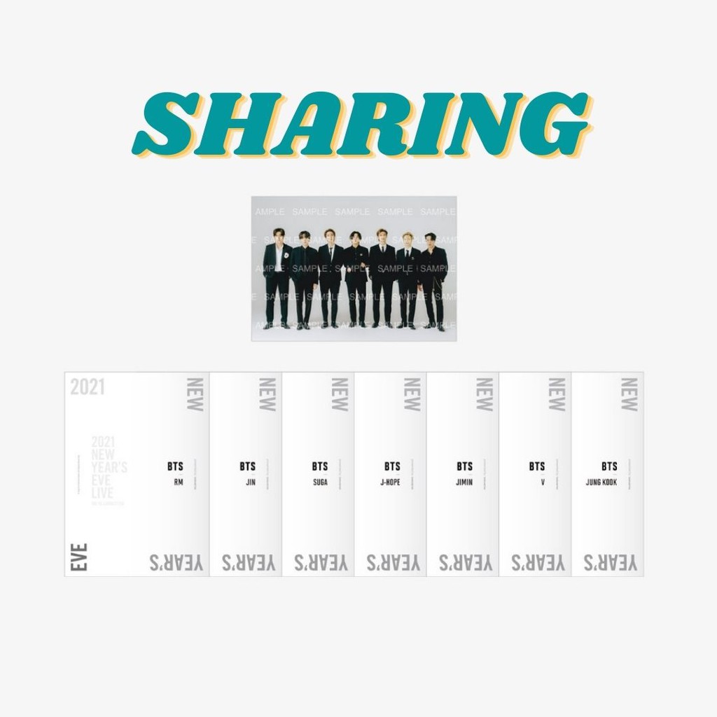 Jual [READY]SHARING BTS: 2021 NEW YEAR'S EVE LIVE(NYEL)MERCH - POSTER ...