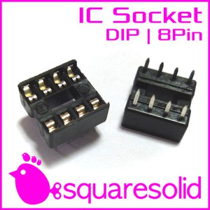 Jual IC SOKET SOCKET 8 PIN DIP - SQUARESOLID PELAPAK LEGENDARIS ...