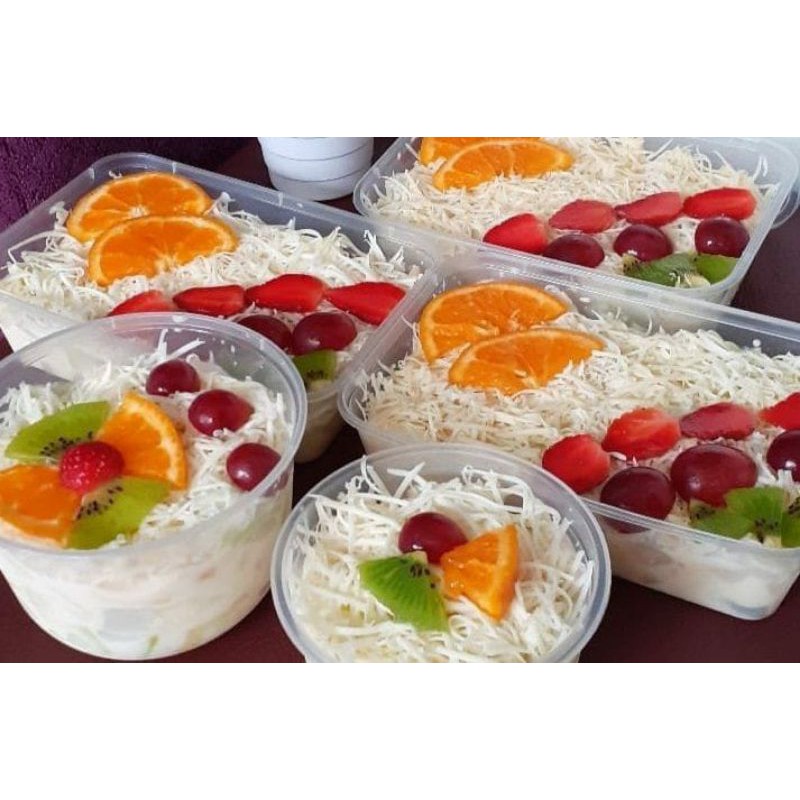 Jual Salad Buah ukuran 400ml dan 650ml | Shopee Indonesia