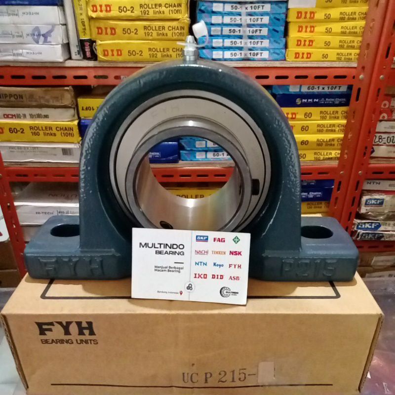 Jual Bearing Pillow Blok UCP 215 As 75 MM FYH JAPAN ORIGINAL | Shopee Indonesia
