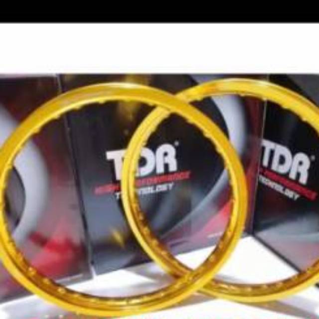 Jual Velg TDR sepasang ukuran 140 ring 17 warna GOLD,SILVER,& HITAM ...