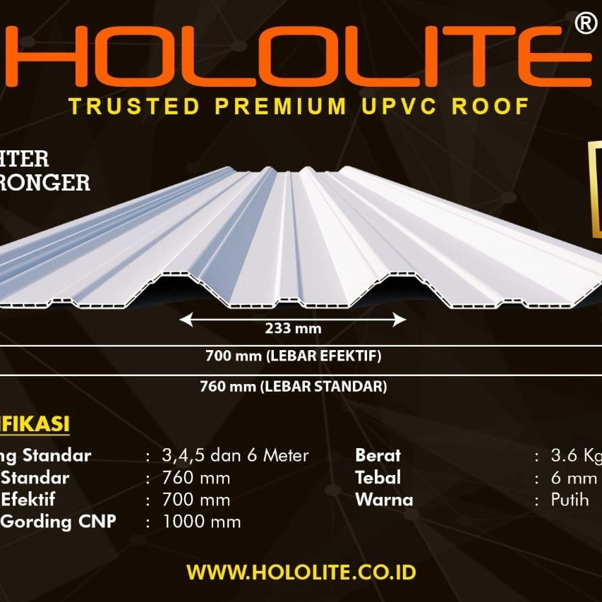 Jual Atap Upvc Hololite | Shopee Indonesia