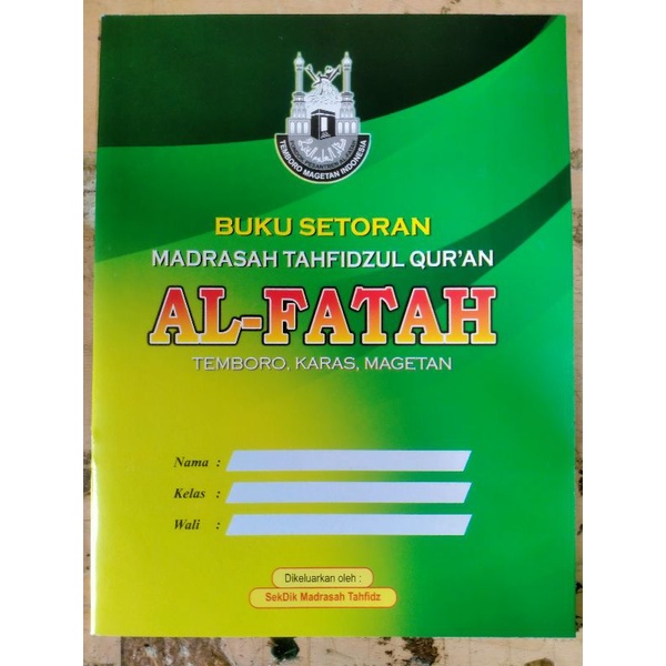 Jual BUKU SETORAN HAFALAN QUR'AN AL FATAH TEMBORO | Shopee Indonesia