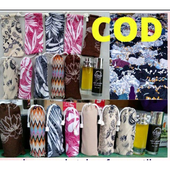 Jual ( 1pak 100 pcs)SARUNG BOTOL PARFUM BAHAN KAIN TEBAL MELAR | Shopee ...