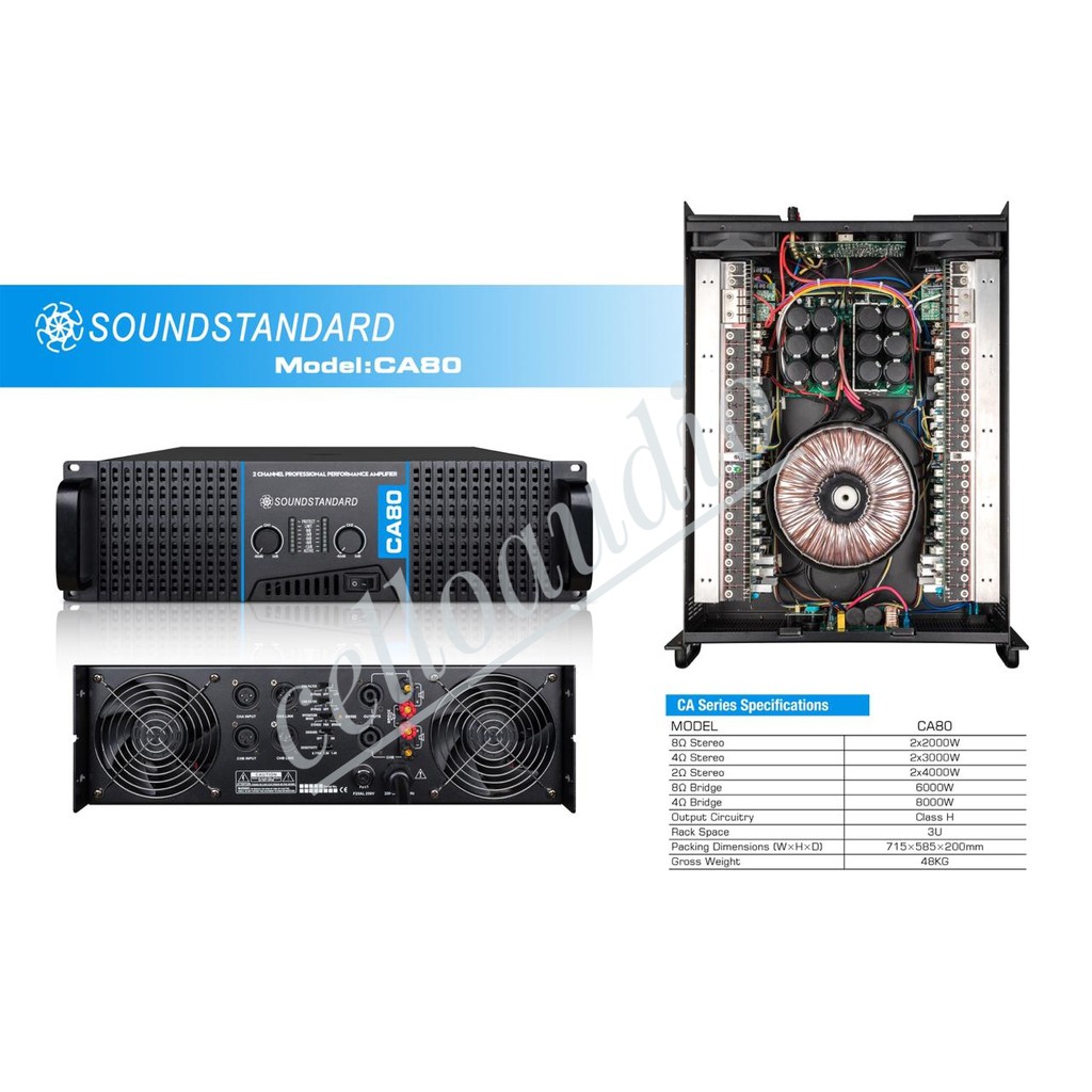 Jual Power Amplifier CA80 Grade A Power CA 80 Amplifier | Shopee Indonesia