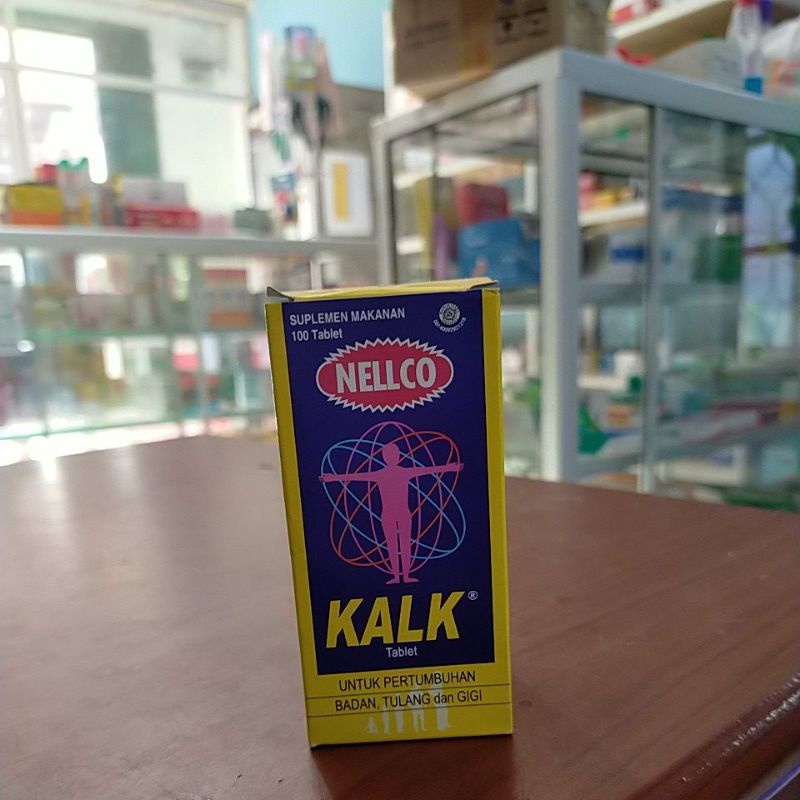 Jual KALK TABLET NELLCO 100 TABLET | Shopee Indonesia
