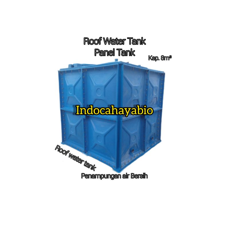 Jual Panel tank Bioindo 8000 liter, Roof water tank, tangki air kotak ...