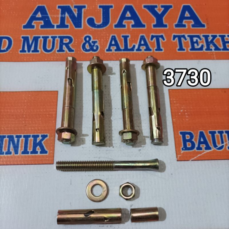 Jual DYNABOLT M10 x 80 Baut FLASH ANCHORBOLT | Shopee Indonesia