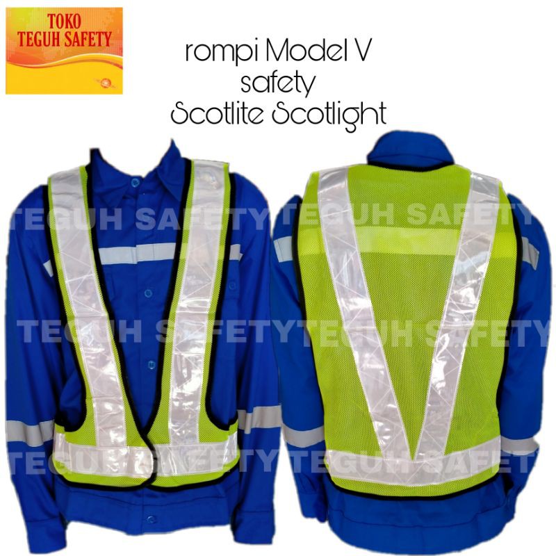 Jual Rompi V safety / Rompi safety / Rompi safety proyek / rompi kerja ...