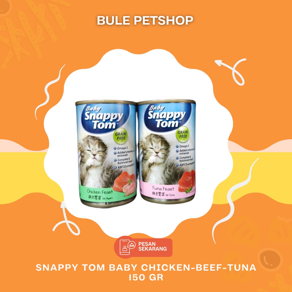Jual Snappy Tom Baby Tuna/Chicken/beef 150gr | Shopee Indonesia