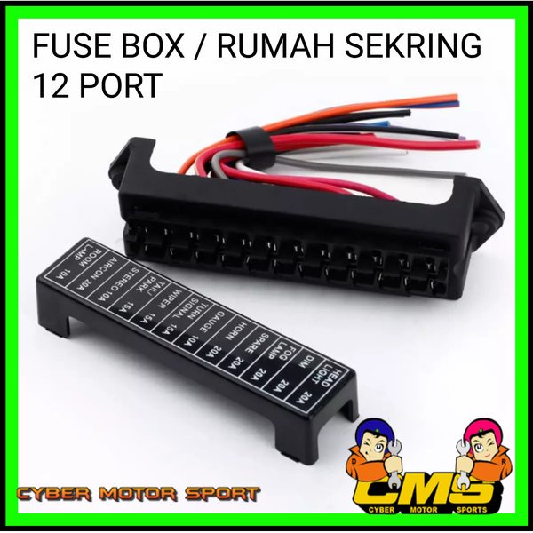 Jual box sekring mobil universal fullset. paket fuse box. socket ...