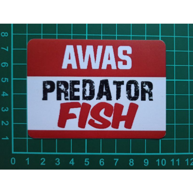 Jual STIKER AQUARIUM PREDATOR | Shopee Indonesia