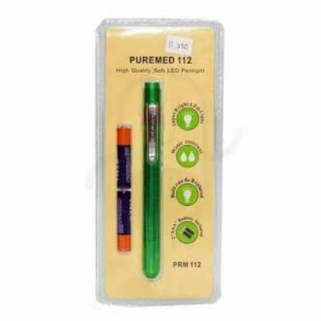 Jual Penlight Puremed 111 dan 112 Halogen Sinar Lampu Kuning / LED ...