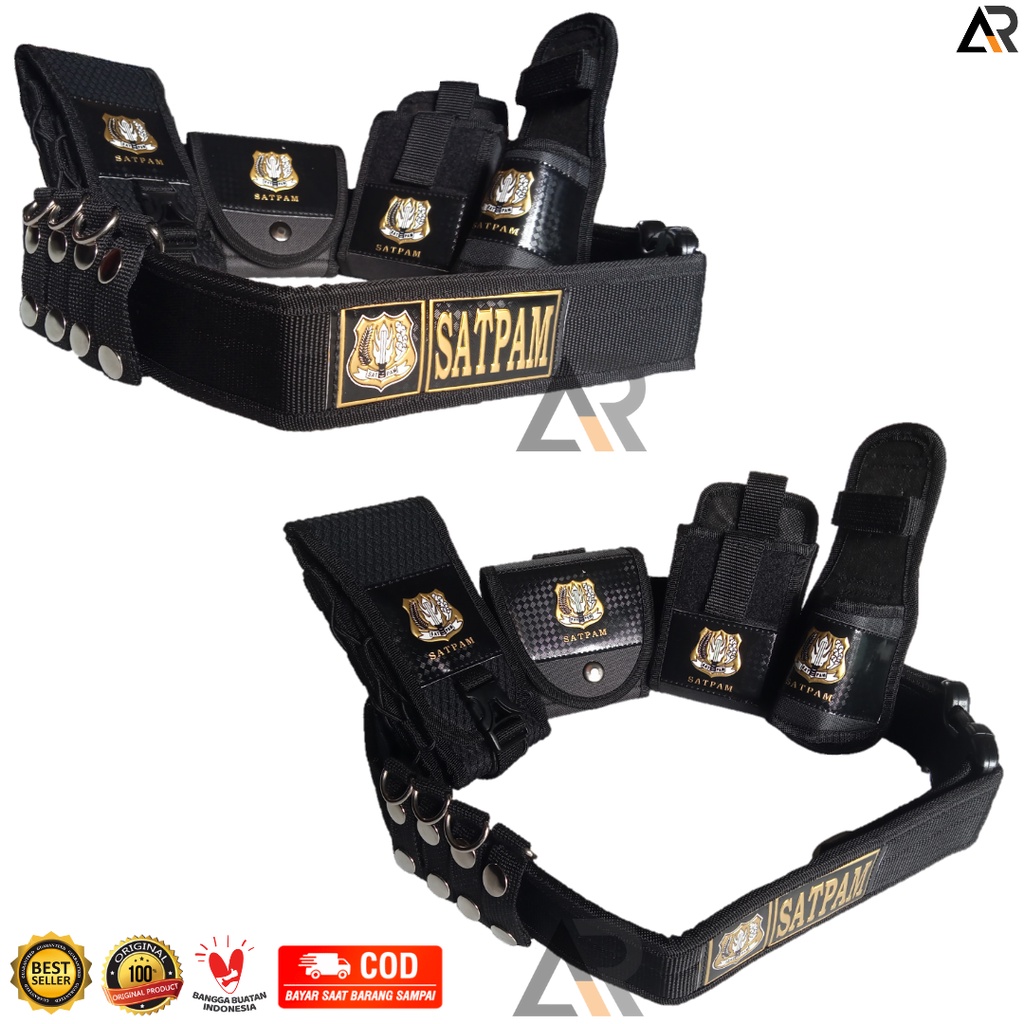 Jual KOPEL SABUK SECURITY/SATPAM FULLSET KOPEL SET TACTICAL CORDURA ...