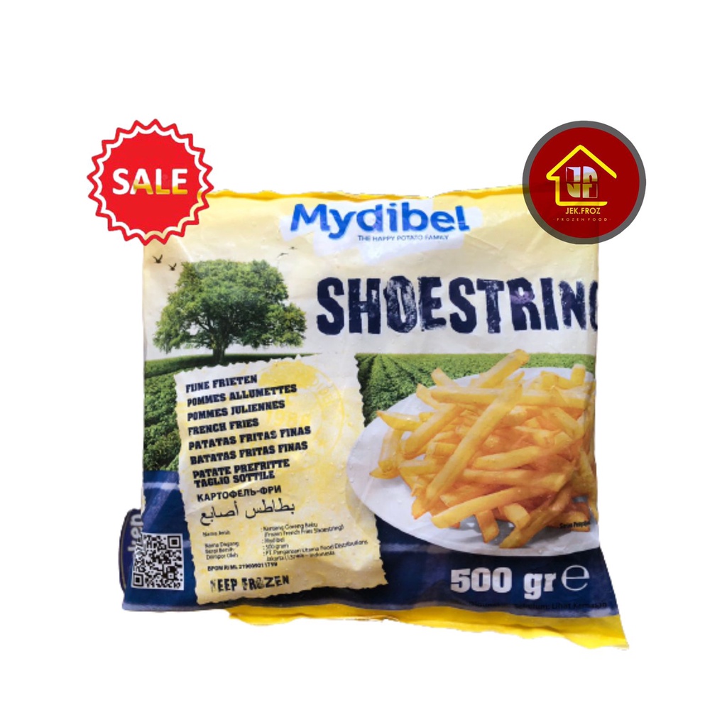Jual kentang goreng beku mydibel ukuran 500gr | Shopee Indonesia