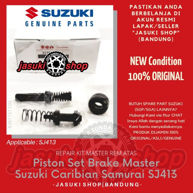 Jual Piston Set Repair Kit Brake Master Rem Atas Suzuki Jimny Caribian ...