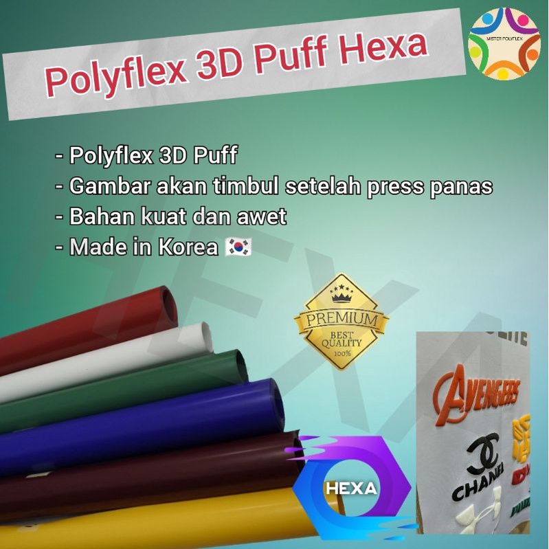 Jual Hexa Polyflex 3D Foam Korea per 1m | Shopee Indonesia