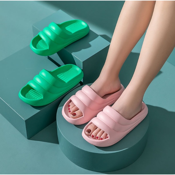 Jual Sandal Rumah Pria Wanita Outdoor EVA Empuk Super Tebal Anti Slip ...