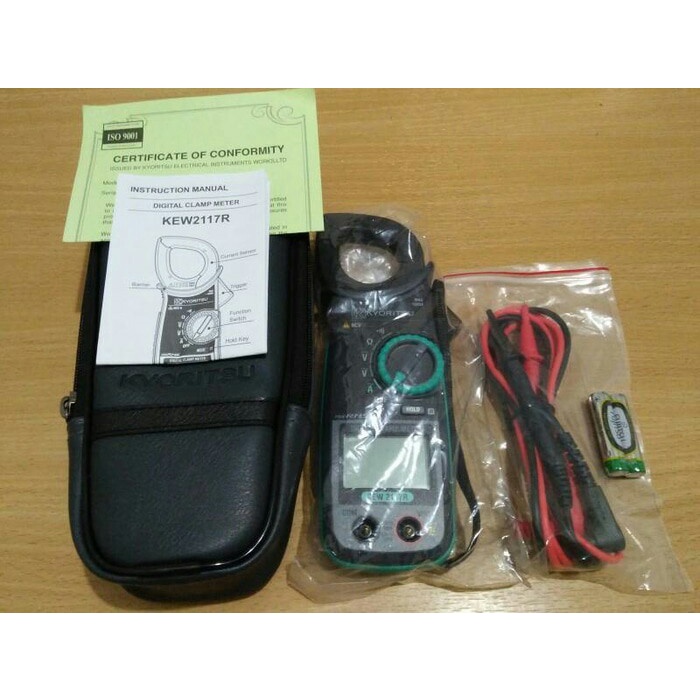 Jual Kyoritsu 2117R True RMS Digital AC Clamp Meter 1000A Tang Ampere l ...