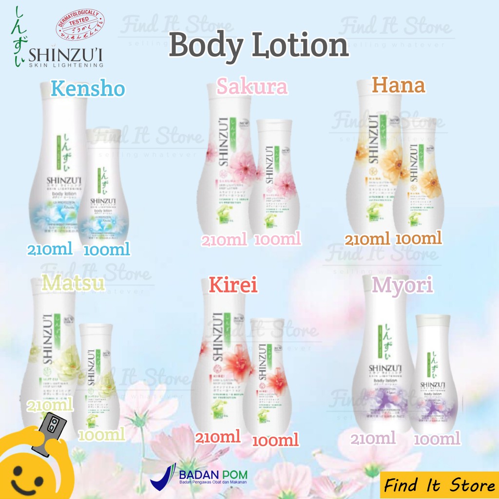 Jual Shinzui Skin Lightening Body Lotion | Hand & Body Lotion 100ml ...