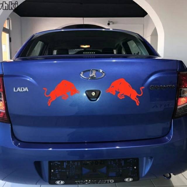 Jual Cutting Stiker mobil Sticker redbull keren untuk body atau kaca ...