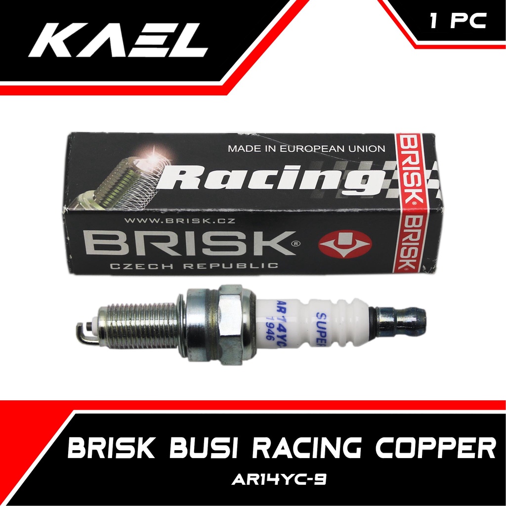 Jual BRISK Busi Racing Copper AR14YC-9 Blade/Revo Absolute/Vario 110 ...