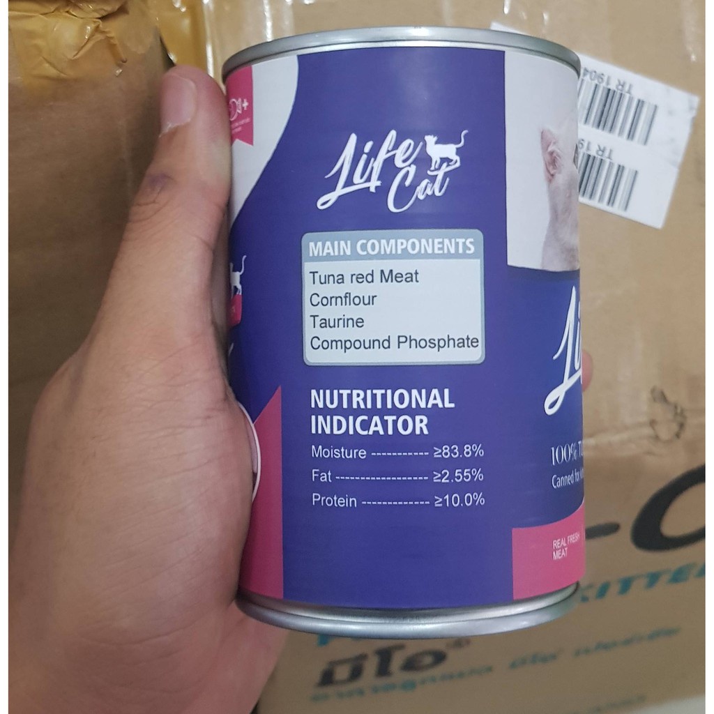 Jual Makanan Basah Kaleng Kucing Kitten Life Cat Tuna 400 Gram Wet Food ...